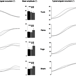 Elevation angle excursion.