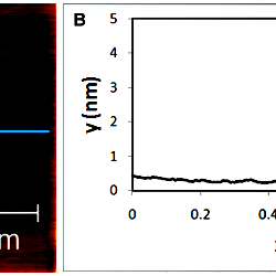 Topography of Cleaved Mica sample.