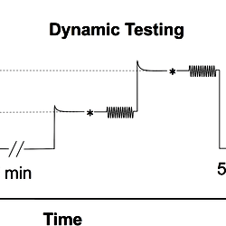 DMA and tensile testing protocols for each specimen strip.