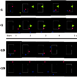 Samples of matched animation sequence from left to right with a 1 s interval between sequences.