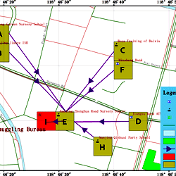 Mapping display of accurate location predictions on geographic ...