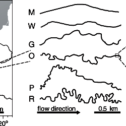 Map and sampling design of the investigated stream reaches.
