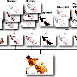 Diagram illustrating the integration method used to develop composite ...