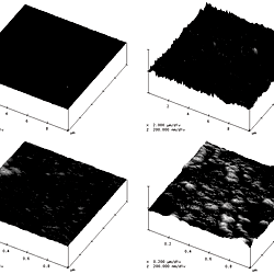 Atomic Force Microscopic Measurements of Anode Surface Roughness.