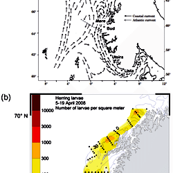 a) include a map of the study area showing the Norwegian Coastal ...