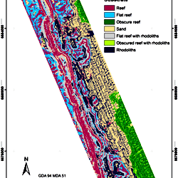 Map of integrated substrate distribution used to help predict lobster ...