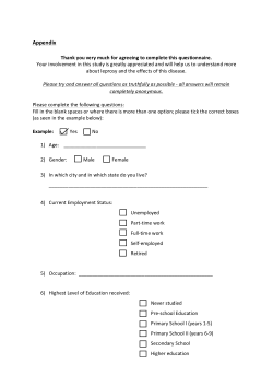 Quantitative questionnaire: Data collection tool.