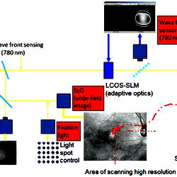 Optical system diagram.