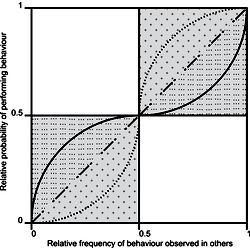 Three different types of conformity.
