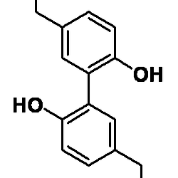 Chemical structure of magnolol.