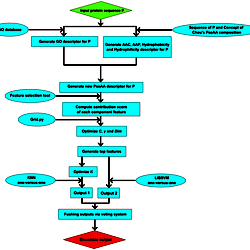 This graph shows the flow chart for application of KNN and LIBSVM ...
