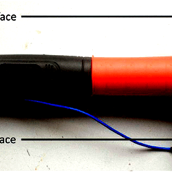 Hammer instrumented with a dynamic piezoelectric force sensor (208C05 ...