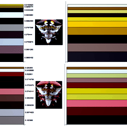 (Color online) Stacked bar charts showing the proportion of each color ...