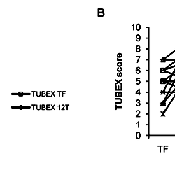Comparison of the results scores between TUBEX TF and TUBEX 12T in ...