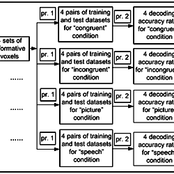 Flow chart for calculating average decoding accuracy rates.