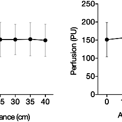 Influence of distance and angle on the measured perfusion in vivo on ...