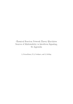 Chemical Reaction Network Theory elucidates sources of multistability ...