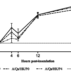 The effect of the serial passaging on the amount of virus produced over ...