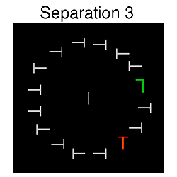 Examples of the stimulus displays used in Experiment 1.