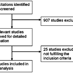 Flow diagram showing the number of citations identified, retrieved and ...