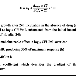 The sigmoidal Emax equation.