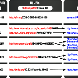 Examples of provisioning resolvable Unique Resource Identifiers (URIs).