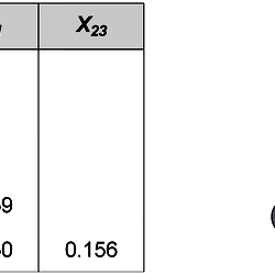 An example of conditional mutual information matrix (a) and ...