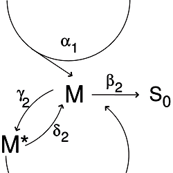 Diagram of the generalised situation in which intermediate, reversible ...