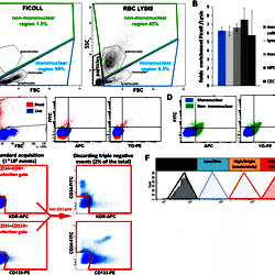 Basic strategies of sample preparation and FACS analysis.