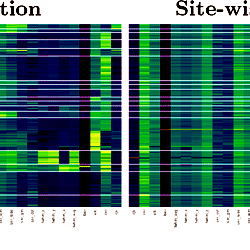 Inter-site variability renders as a batch effect on the calculated IQMs.