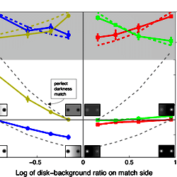 Possibility of Match Plotted against the Contrast Difference between ...