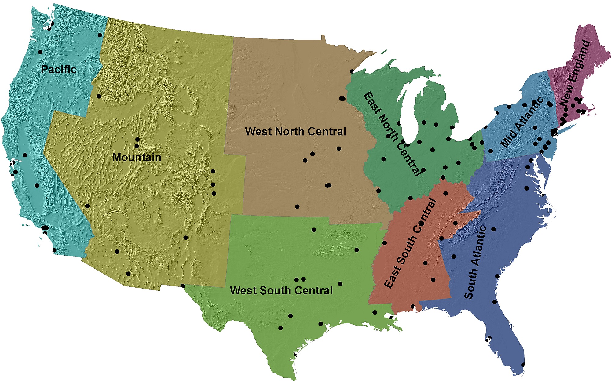 Regions Of The United States Reimagining The United States As Having