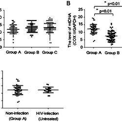 mtDNA D-loop mutations and mtDNA depletion among control and NRTI ...