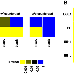 Supervised GSAA on two selected gene sets that show potential gene co ...