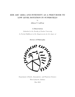 Item - ZDR Arc Area and Intensity as a Precursor to Low Level Rotation ...