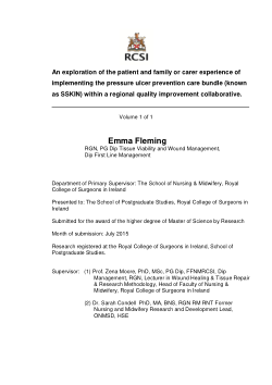 An exploration of the patient and family or carer experience of ...