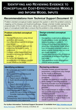 Technical Support Document: Identifying and reviewing evidence to ...