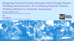 Item - Designing Preferred Futures through Critical Design Futures ...