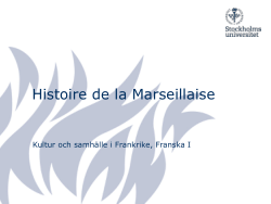 Histoire de la Marseillaise