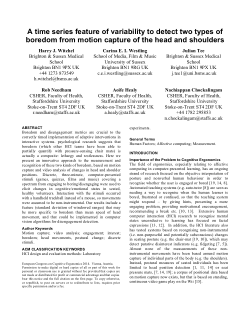 A time series feature of variability to detect two types of boredom ...