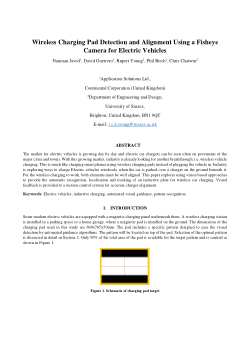 Wireless charging pad detection and alignment using a fisheye camera ...