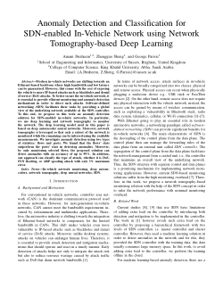Anomaly detection and classification for SDN-enabled in-vehicle network using network tomography ...