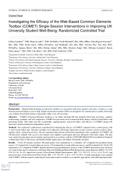 Investigating the efficacy of the Web-Based Common Elements Toolbox ...