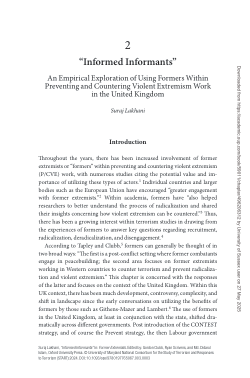 “Informed Informants”: An Empirical Exploration of Using Formers Within ...
