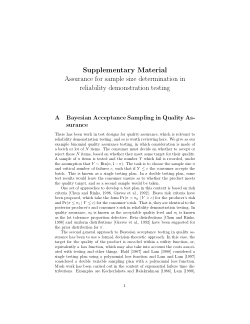Assurance for Sample Size Determination in Reliability Demonstration ...