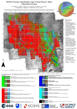 Oxia Planum, Mars, classified using the NOAH-H deep-learning terrain ...