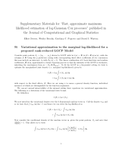 Fast, Approximate Maximum Likelihood Estimation of Log-Gaussian Cox Processes