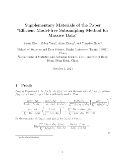Efficient Model-Free Subsampling Method for Massive Data