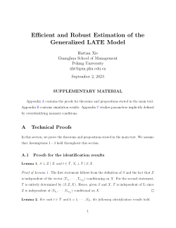 Efficient and Robust Estimation of the Generalized LATE Model