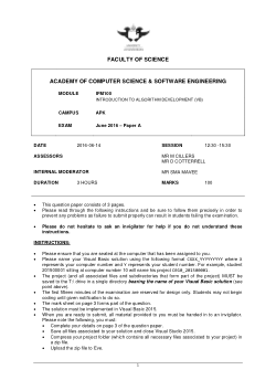 Introduction to Algorithm Development (VB)